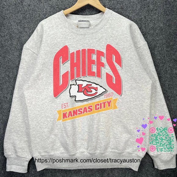 Tops | Retro Kansas City Chiefs Sweatshirt Nfl Kansas City Chiefs ...